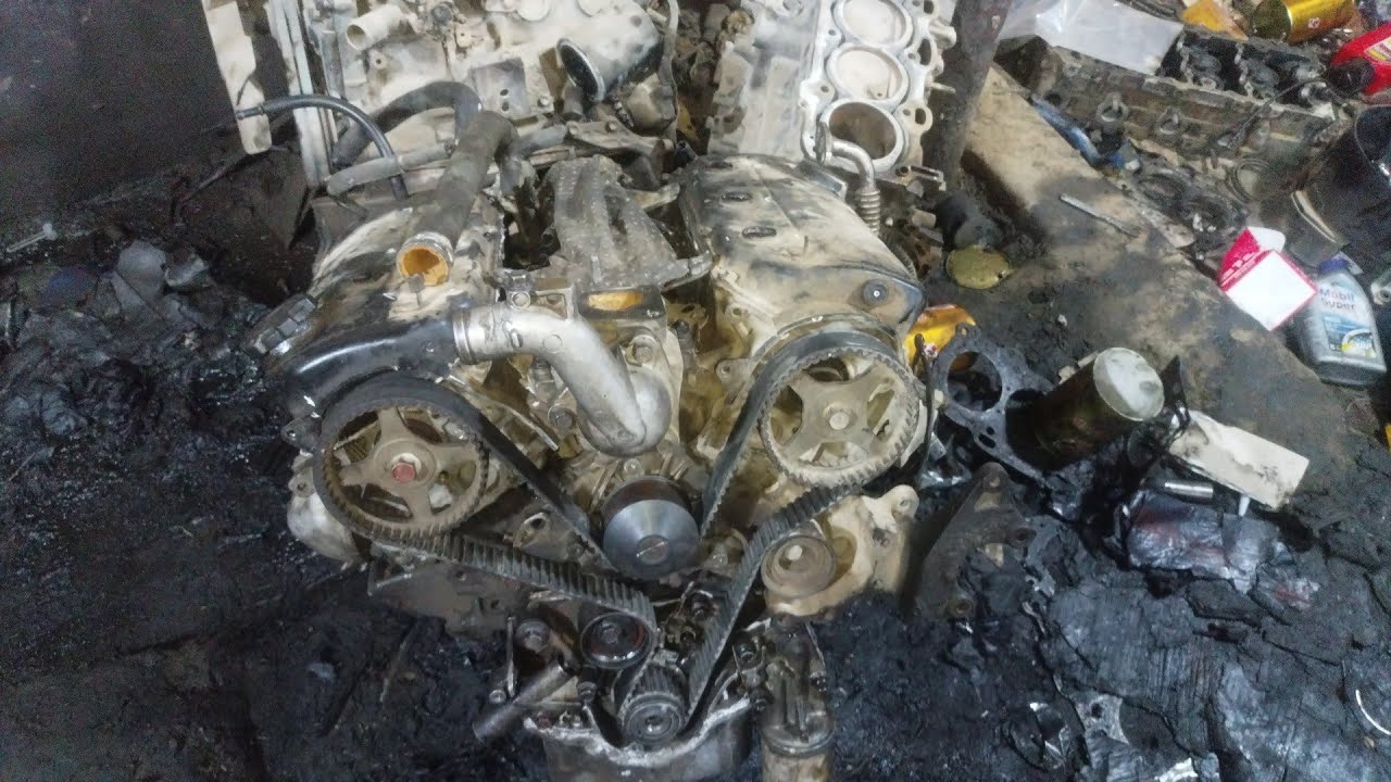 Mitsubishi 6G74 Engine Timing Belt Installation