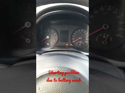 Starting Problem due to battery Weak| #Battery #Car #vehicle #srmepsolution