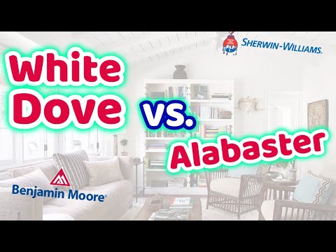 WHITE DOVE VS ALABASTER | Best Light Neutral Paint Colors