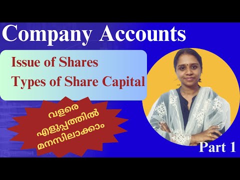 Company Accounts - Part 1| Issue of Shares | Types of Share Capital