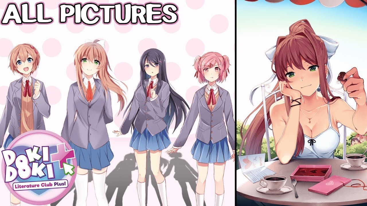 All Pictures showcase - Doki Doki Literature Club Plus