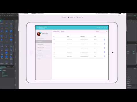 How to delete rows from a data list in your web prototypes