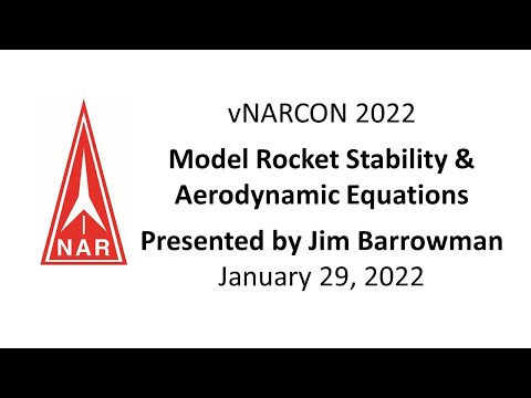 vNARCON 2022 - Model Rocket Stability.
