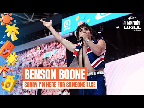 Benson Boone - Sorry I'm Here For Someone Else (Live at Capital's Summertime Ball 2025) | Capital