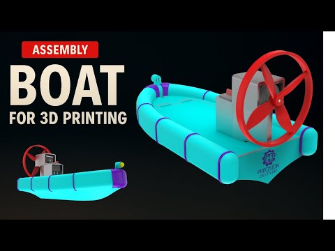 🛥️ 3D Printable Airboat Toy Model – Realistic Fan-Powered Boat for Kids ...