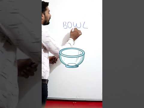 PRONUNCIATION OF BOWL #BOWL #ENGLISH
