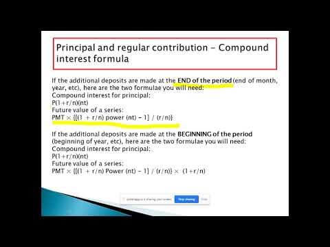 Compound interest with regular contribution ll Compound Interest