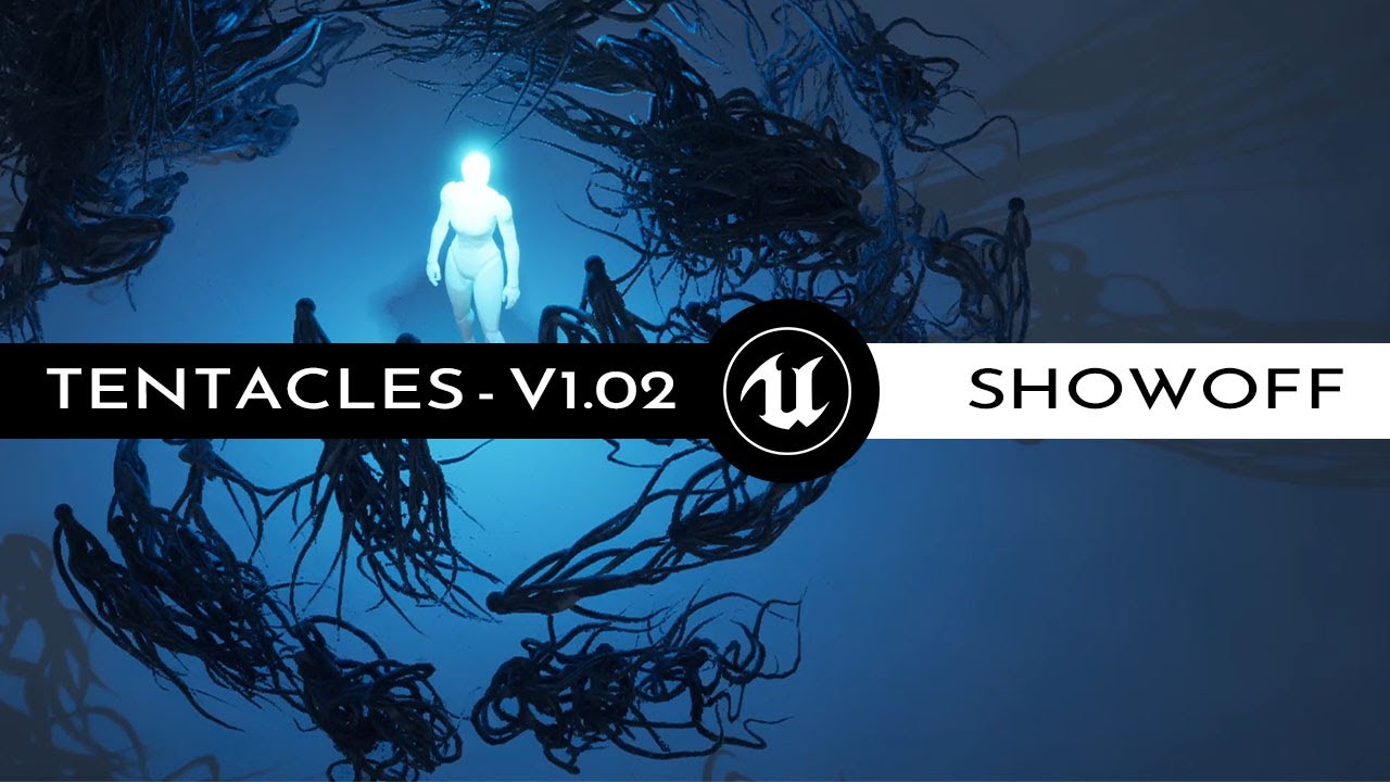 VFX 🙌 Ue5.0 Niagara - Tentacles v1.02 - ( Showoff )