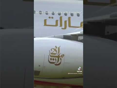Airbus *makes a plane with 4 engines* Its Being the biggest passenger plane.