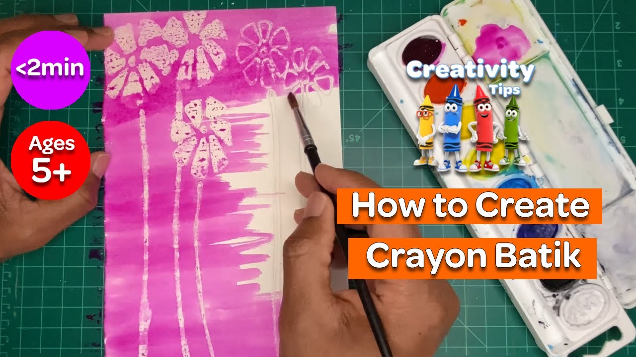 How to Create Crayon Batik