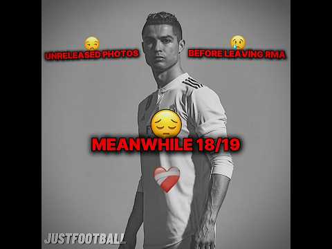 Real Madrid 18/19 kit presentation😔#ronaldo #realmadrid #kit
