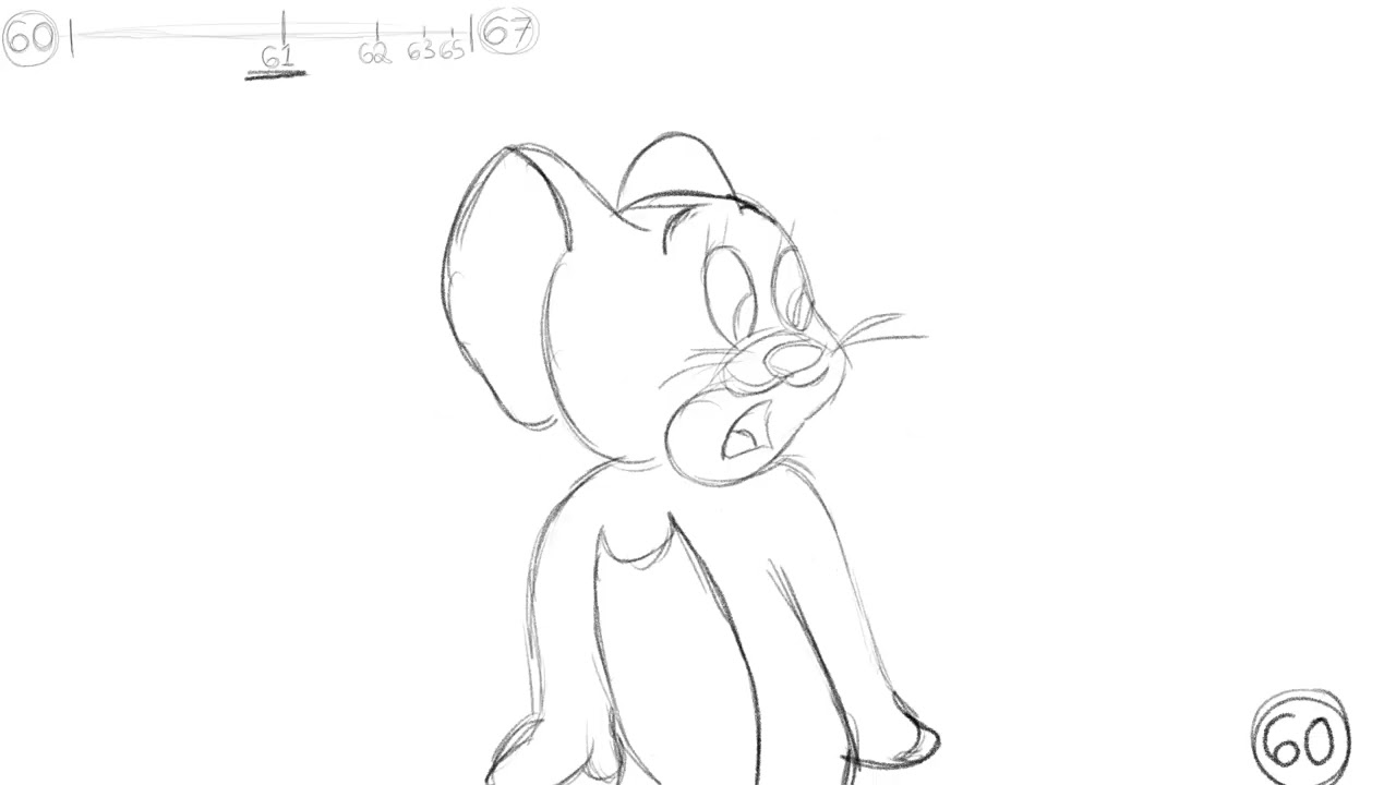 Jerry Does a Double Take - 2D Animation