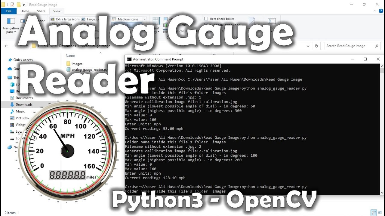Analog Gauge Images Reader using Python - OpenCV