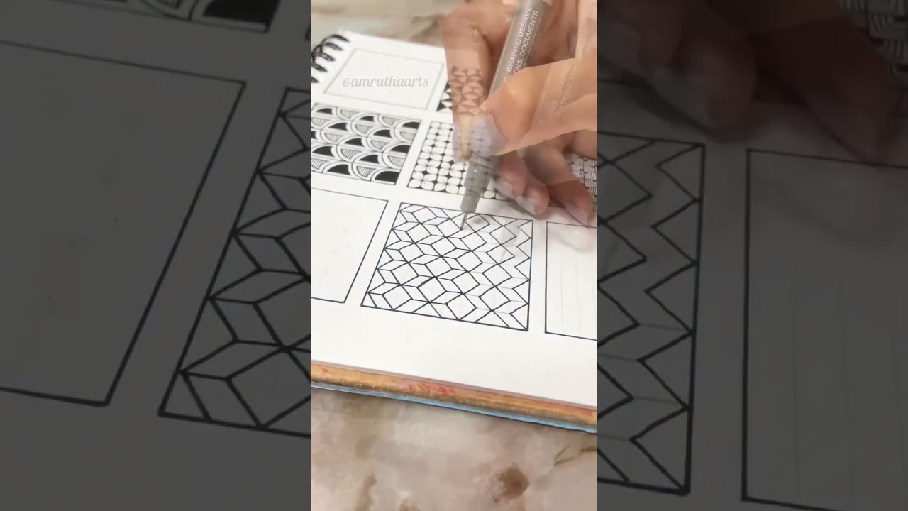 Zentangle pattern ✨