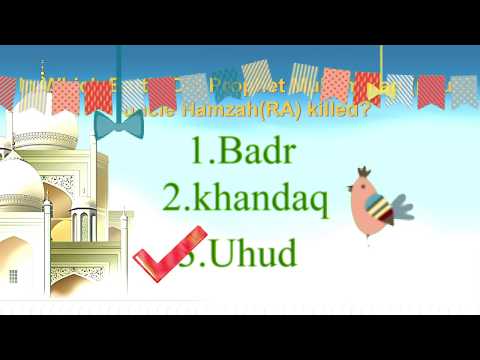 RAMADAN Islamic quiz for kids 3 - Basic - Fun Children Learning Multiple Choice Questions