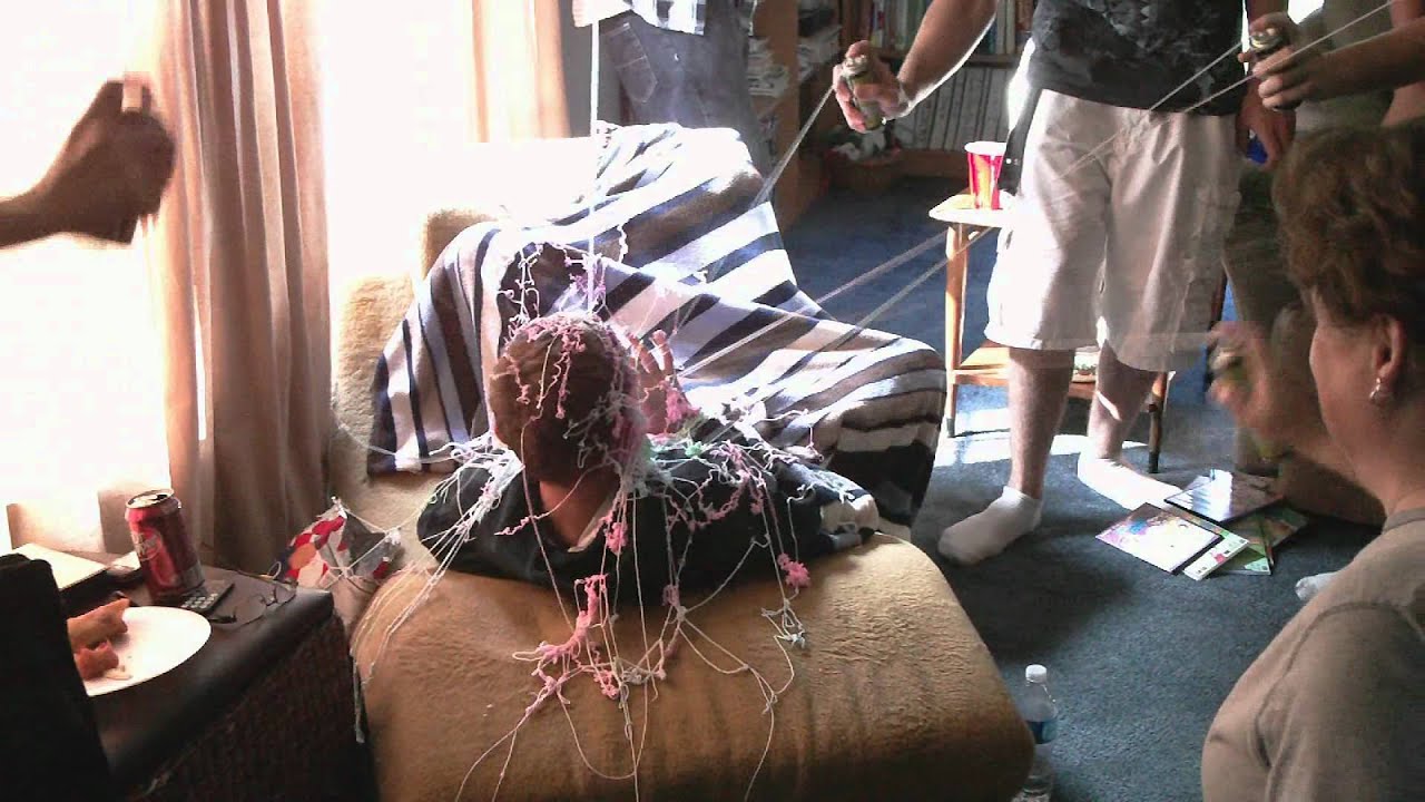 An Early Birthday Surprise - Silly String