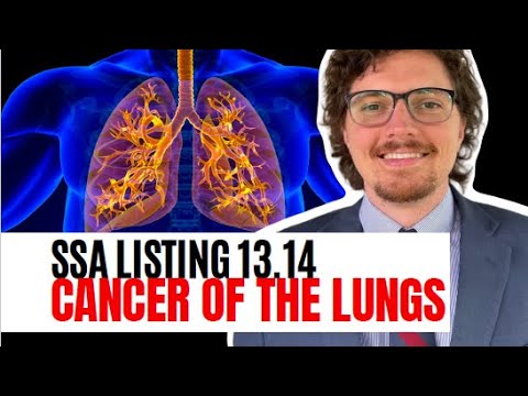 SSA Listing 13.14 - Cancer of the Lungs #dallas #texas #socialsecuritydisability #disability #ssd
