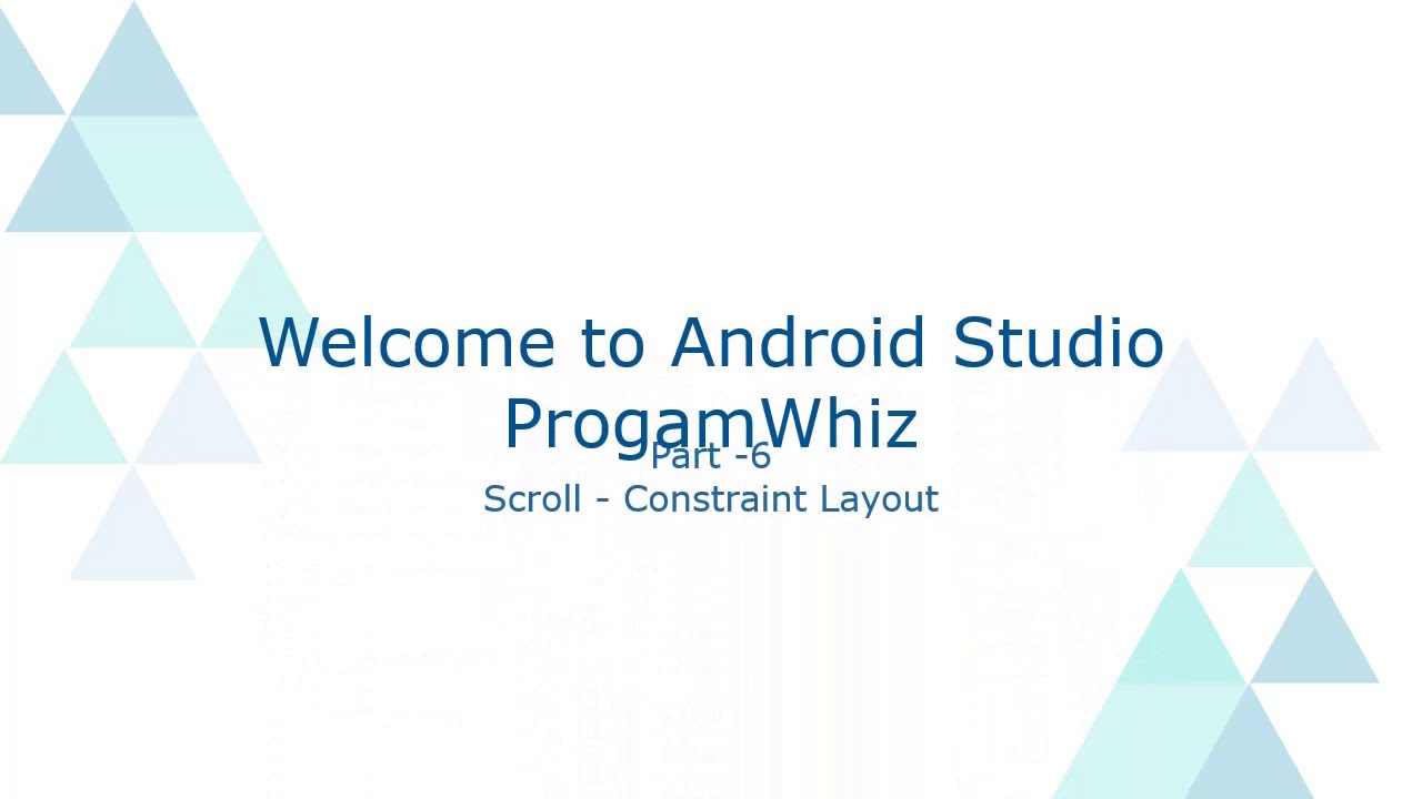 Scrollview Constraintlayout Android Studio - Simple.!!!