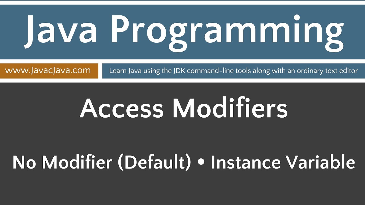 Learn Java Programming - Default (Package-Private) Access Applied to an Instance Variable