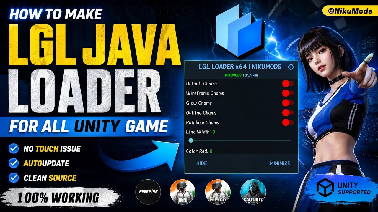 How To Make LGL Java Loader For All Unity Games 🔥 No Touch Issue Fix | Android 15 Support