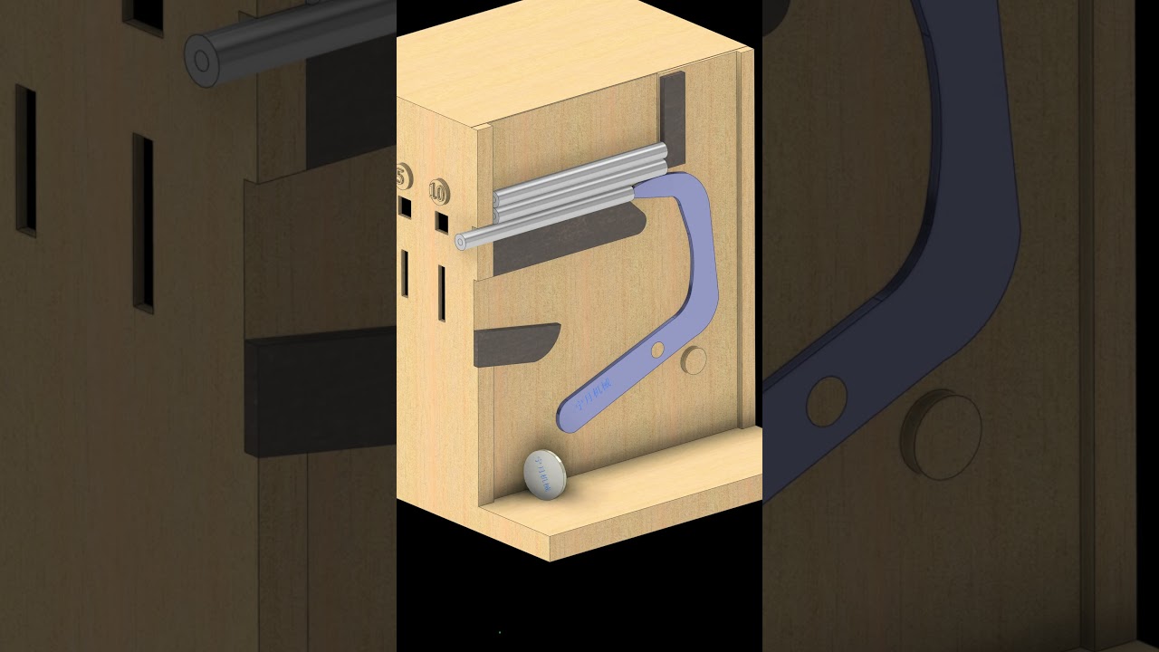 How do vending machines work #mechanism #3dprinting #solidworks #machine #simulation