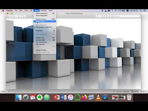 How to reduce image size in MAC without using external software