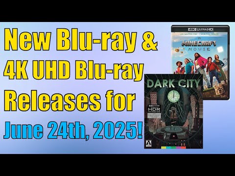 New Blu-ray & 4K UHD Blu-ray Releases for June 24th, 2025!
