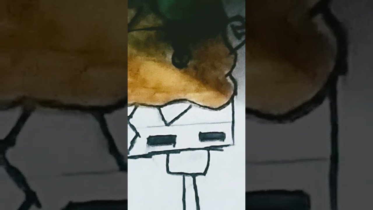 Draw spongeBob look real