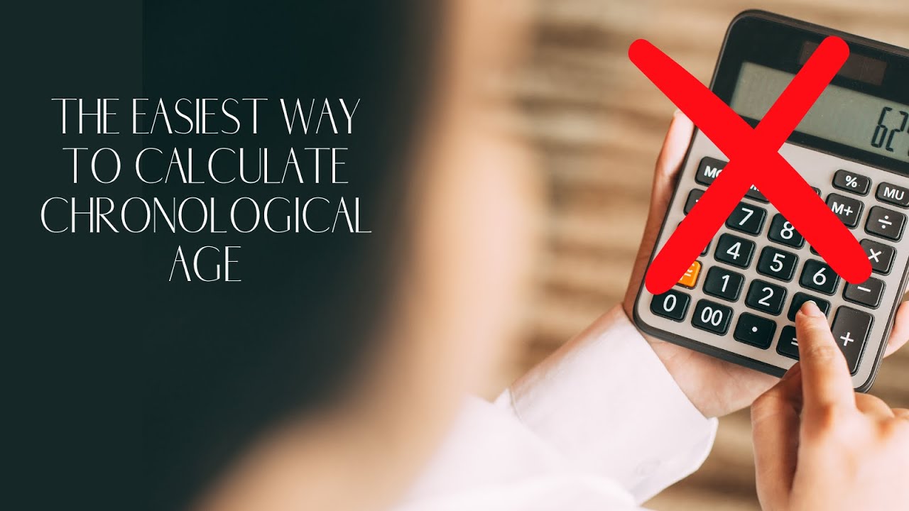 Finally, a quick and accurate way to calculate chronological age
