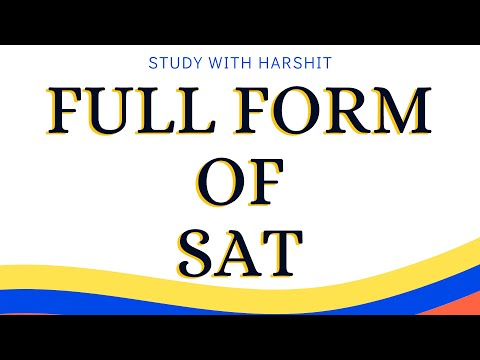 FULL FORM OF SAT || WHAT IS THE FULL FORM OF SAT ? #Shorts #AShortADay