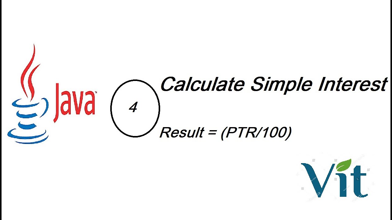 VITechTalks ||CoreJAVA|| Write a Java program to calculate Simple Interest