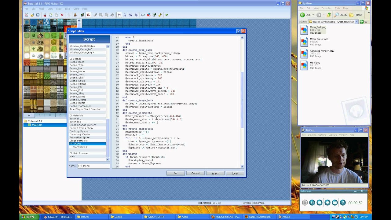 Ruby Tutorial 11 - Tactics Menu (Part 2)