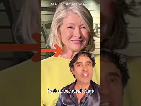 Martha Stewart Plastic Surgery Selfie // Face Analysis