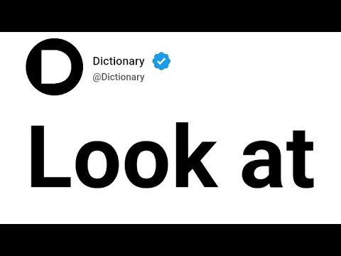 Look at Meaning In English
