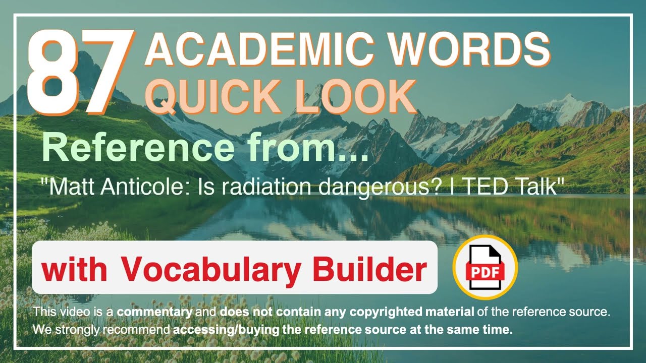 87 Academic Words Quick Look Ref from 