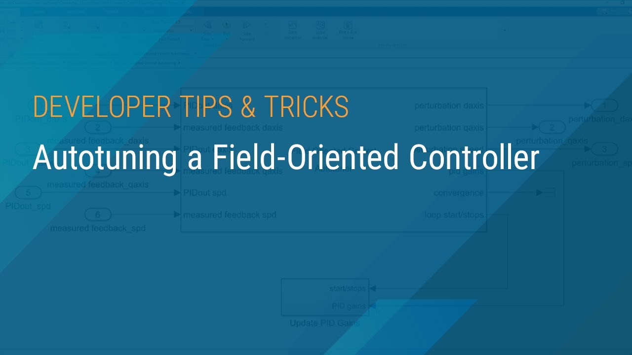 Autotuning a Field-Oriented Controller