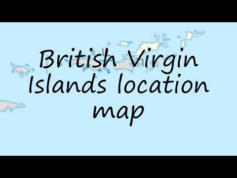 How to pronounce British Virgin Islands location map in English?