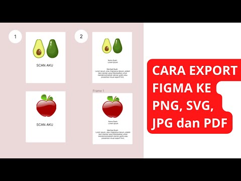 Cara Export Desain Figma ke PNG, JPG, SVG dan PDF