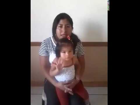 My daughter's improving! (in spanish)