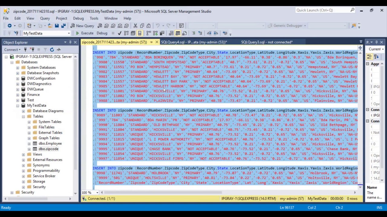 IPGRAY : Sql Server -  How to execute sql script files in sql server management studio