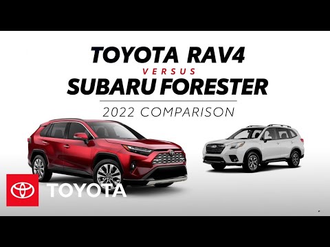 2022 Toyota RAV4 vs 2022 Subaru Forester | Toyota