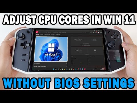 LEGION GO: Change CPU Cores in Windows 11 Without Entering BIOS Settings!
