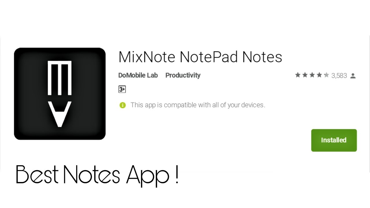 MixNote NotePad Notes App : EverNote, OneNote Killer ⚔