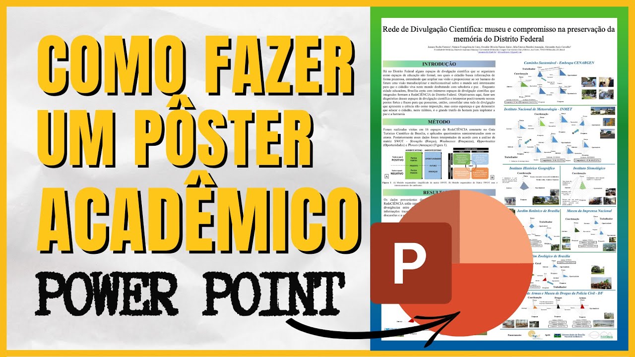 Tutorial: como fazer um banner / pôster acadêmico no PowerPoint | Mão na massa