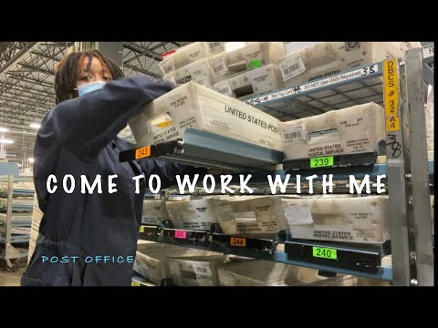 Come To Work With Me |Warehouse Worker | Working at Post Office