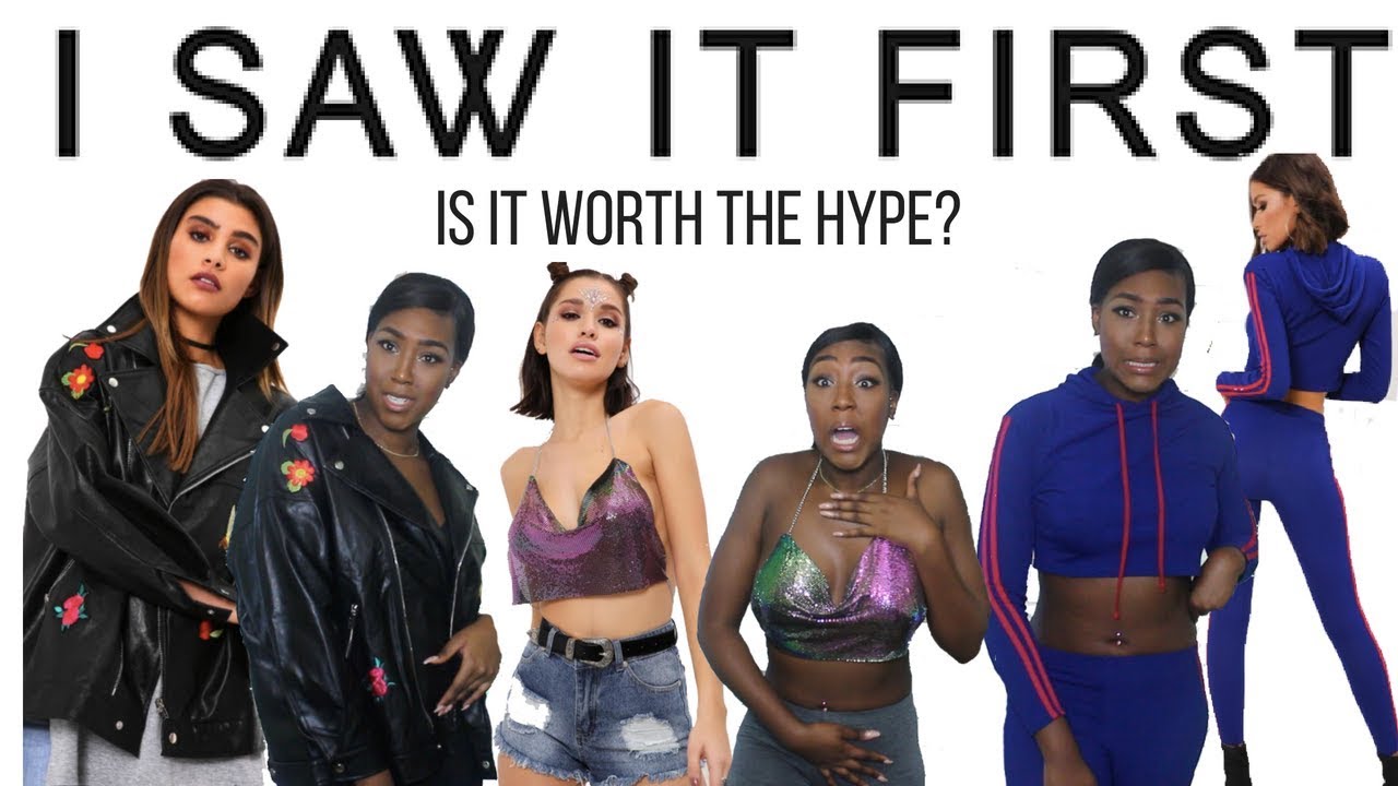 TRYING I SAW IT FIRST FOR THE FIRST TIME & IT DIDN'T GO WELL!!! I SAW IT FIRST TRY ON HAUL