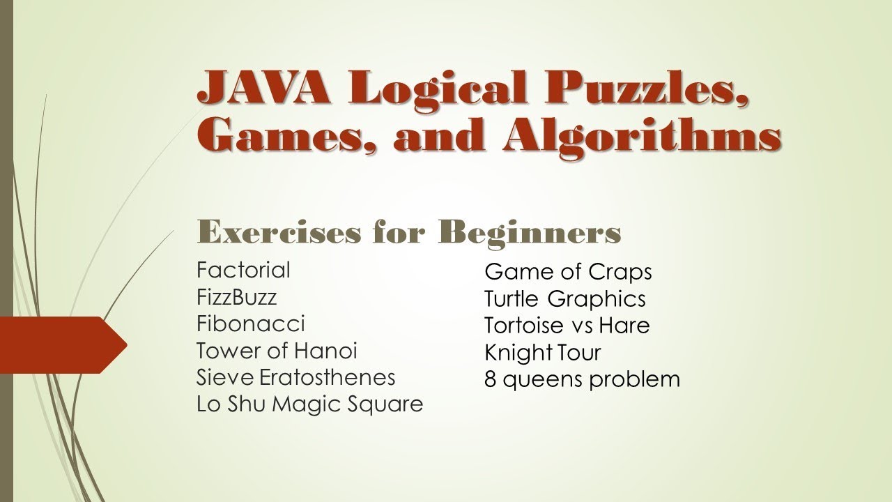 Java Logical Puzzles, Games, and Algorithms: Tortoise vs Hare Part 1