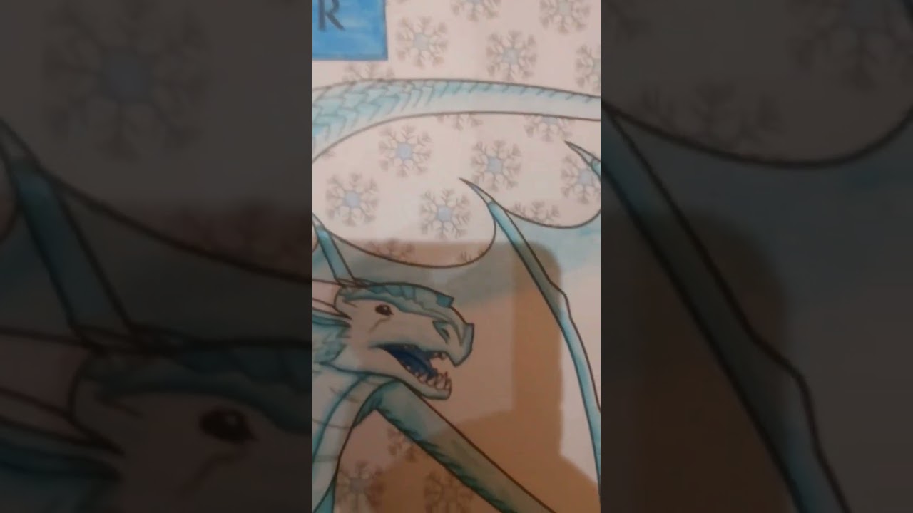 Coloring Winter From Wings of Fire!! 🐉🔥 Requested By @Sarathesandwing(READ DESC)