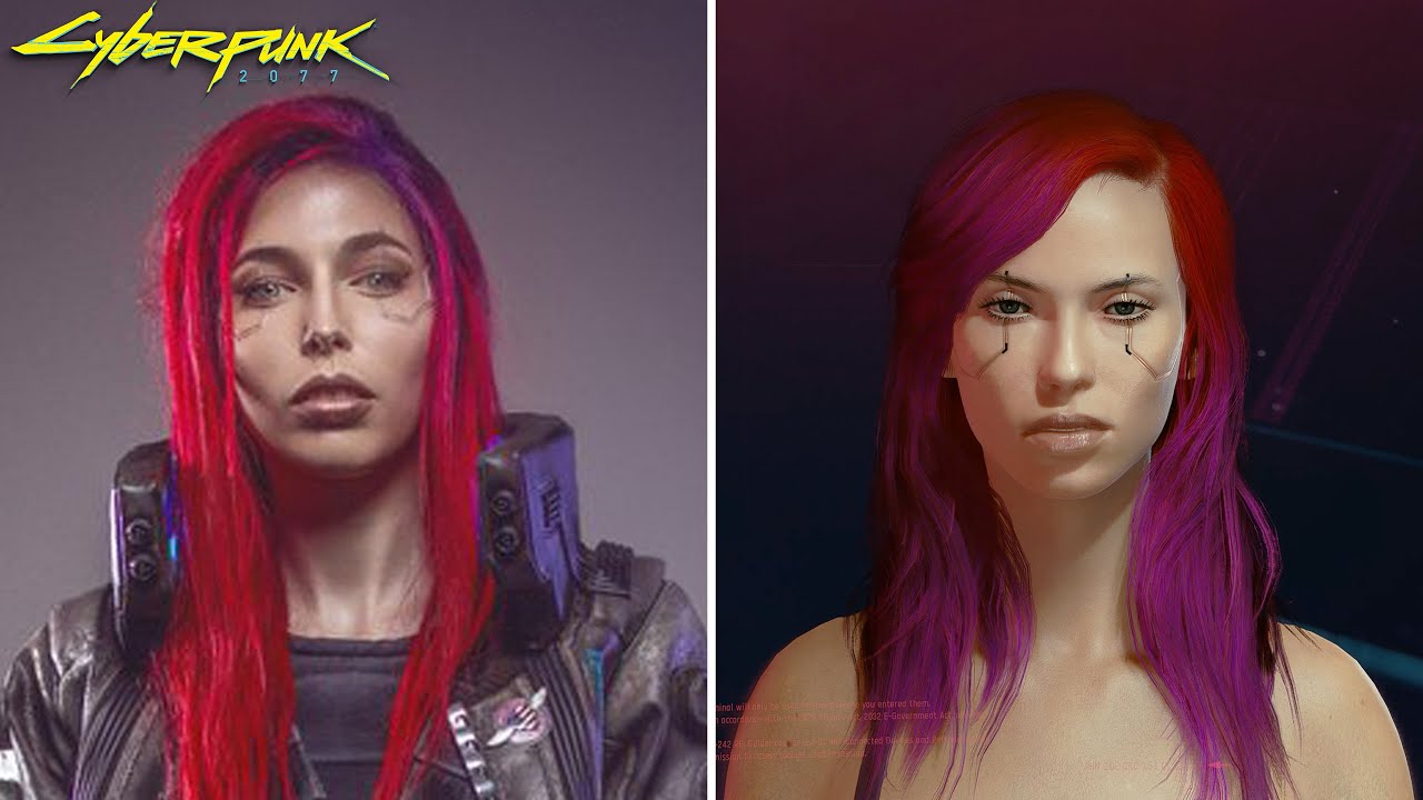 Cyberpunk 2077 - Character Creation - Maja Felicitas Concept Art V (Female)
