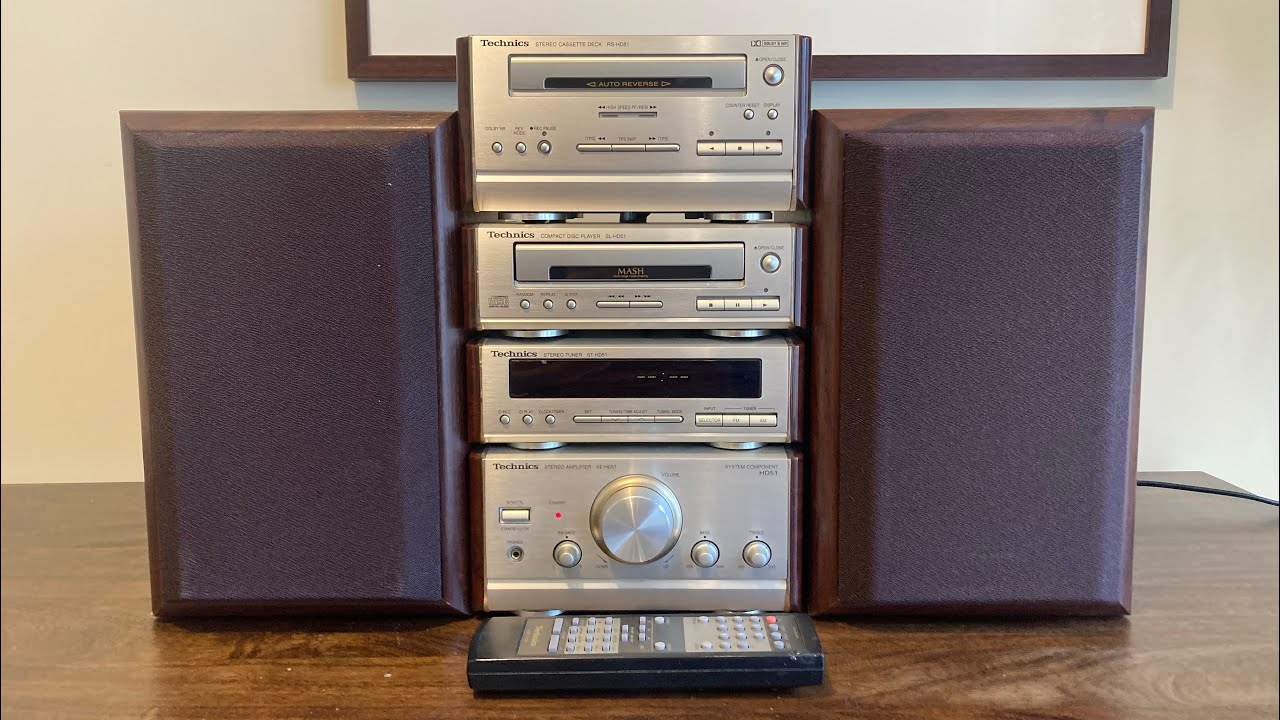 This RETRO 90’s Technics HiFi Stack Looks GREAT! HD51